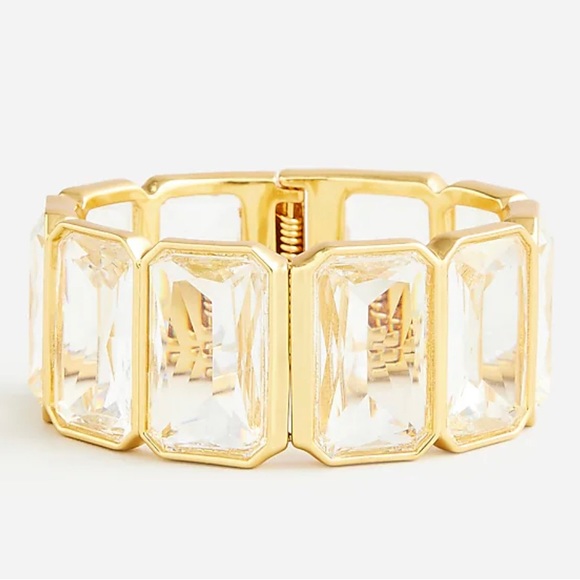 J. Crew | Jewelry | Nwt Jcrew Rectangle Stone Bracelet | Poshmark